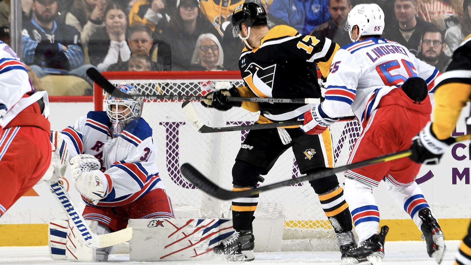 Freeze Frame: Penguins' Kasperi Kapanen holds back Bryan Rust from Ryan ...