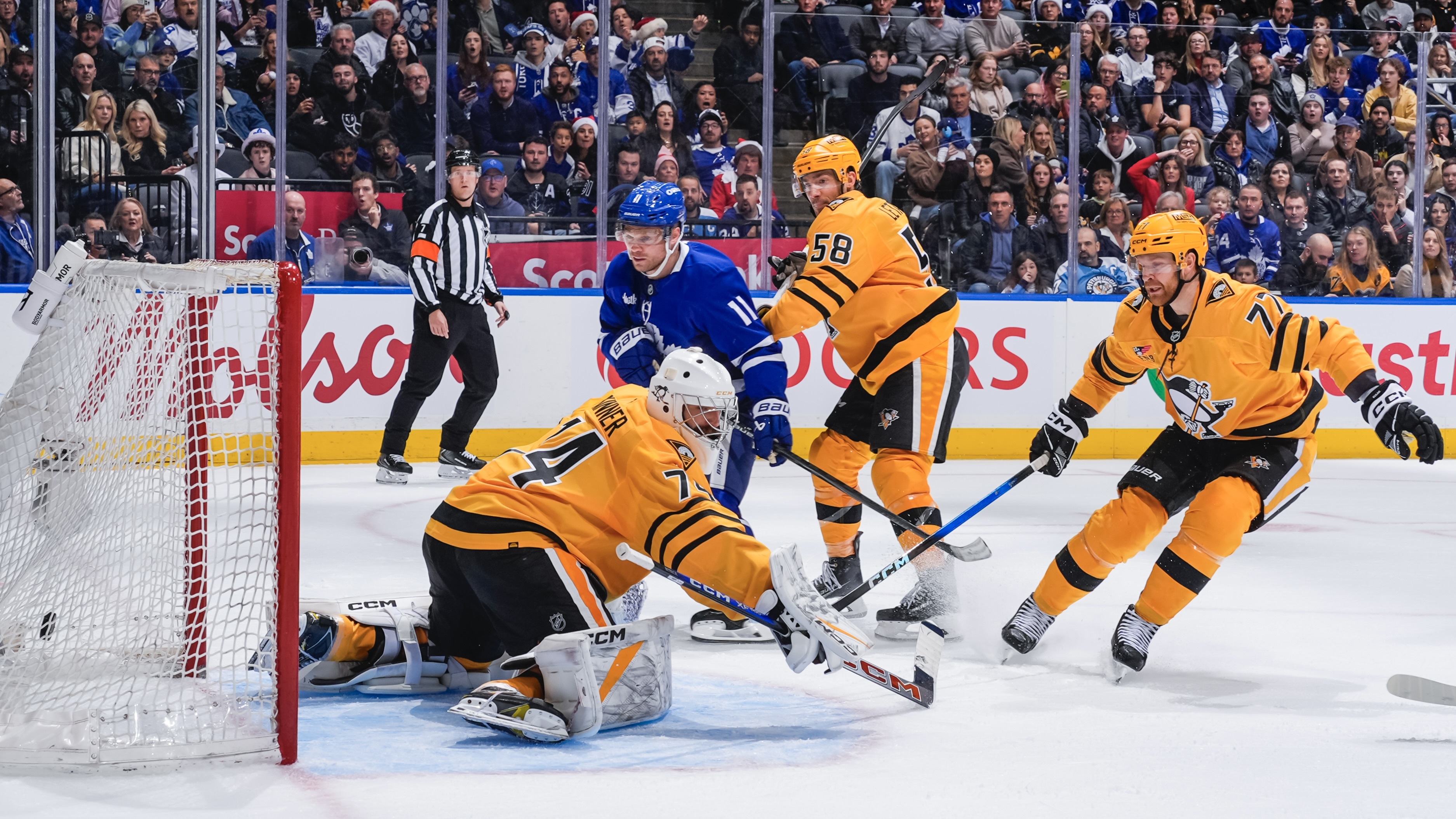 Penguins give way to Maple Leafs, limp into Christmas break