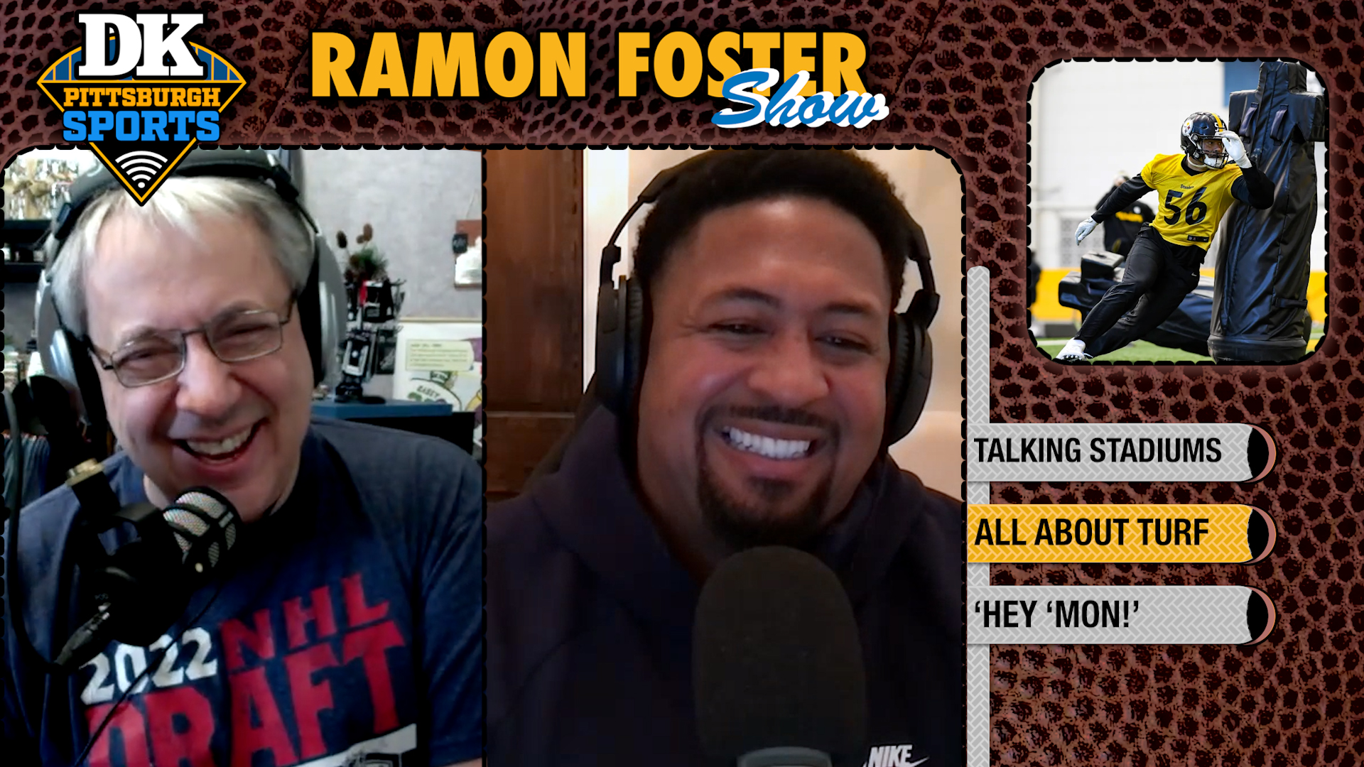 The Ramon Foster Show: Stadiums, turf, football, oh my!
