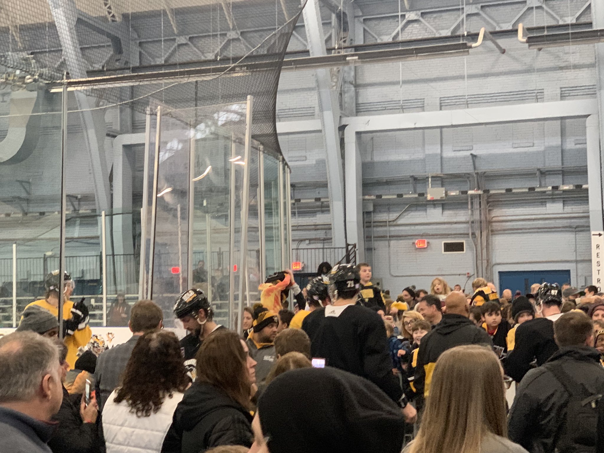 Penguins' practice at Shadyside's Hunt Armory 'pretty magical'