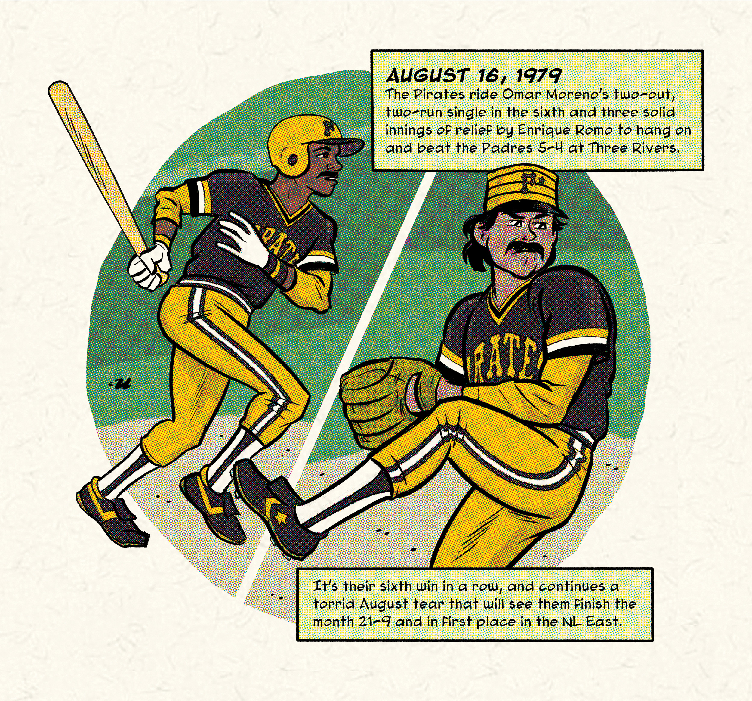 Cartoon Canon: Moreno and Romo pace the Pirates!