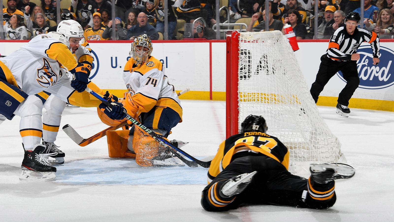 Penguins vs. Predators, 7:08 p.m.