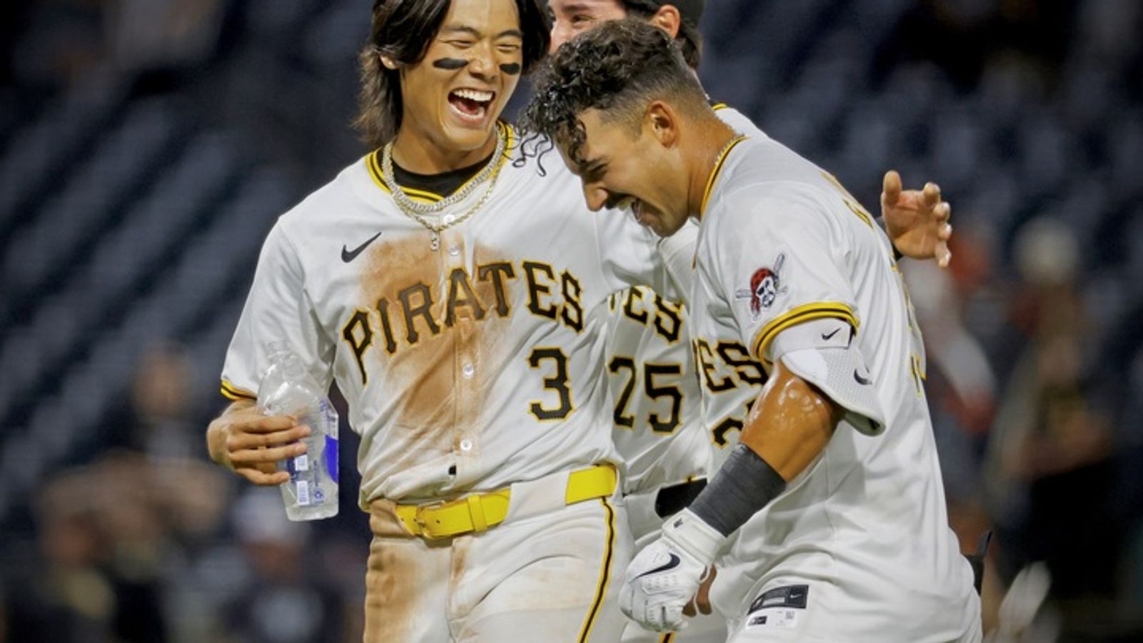 Nick Gonzales rewards Pirates with a walkoff to cap a comeback effort ...