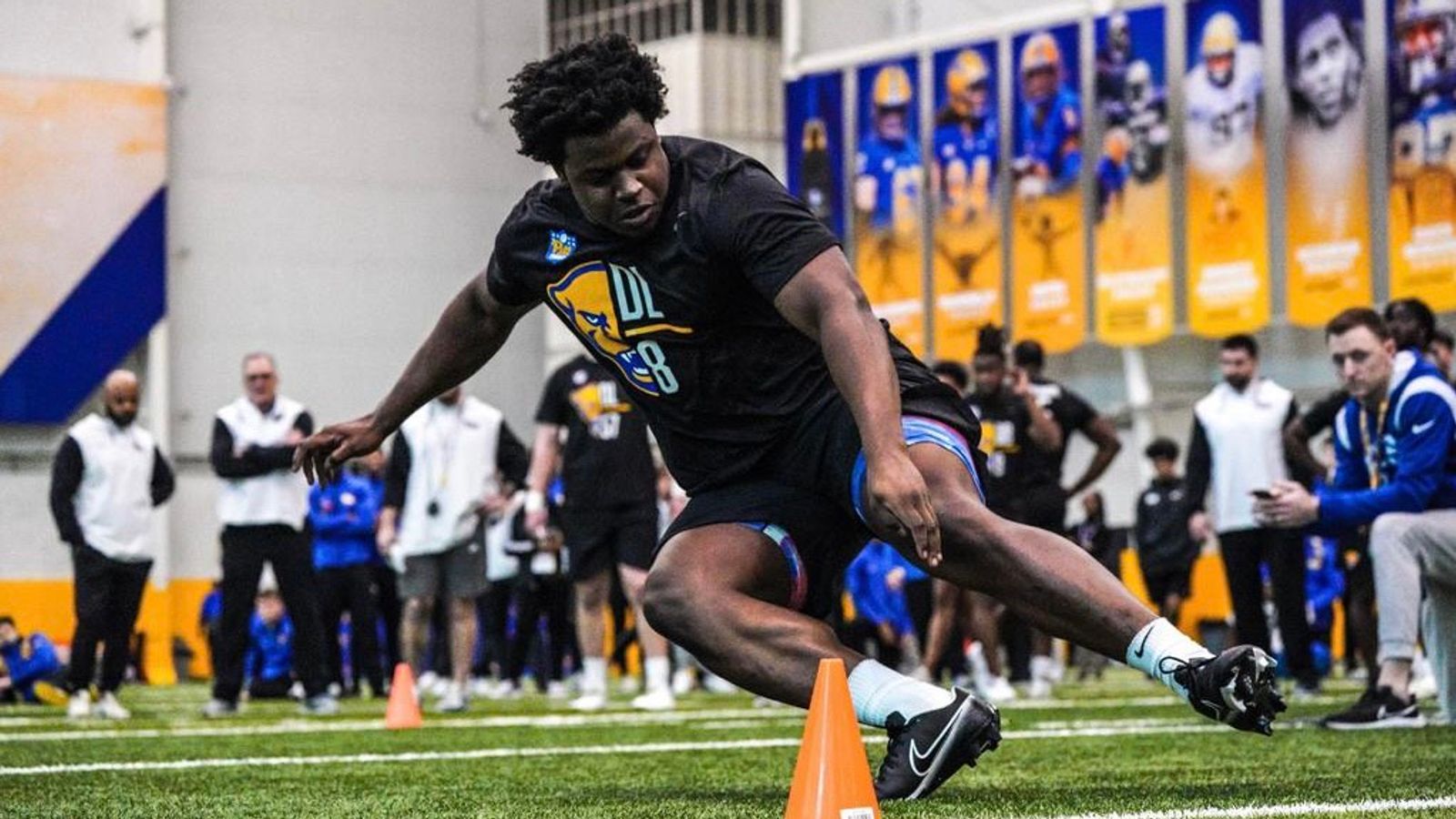 Calijah Kancey delivers encore of athleticism in Pitt Pro Day workout