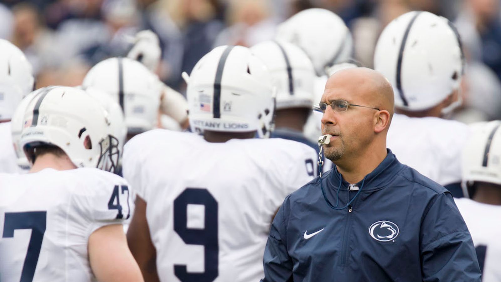 How are Penn State's scholarships split by positions?