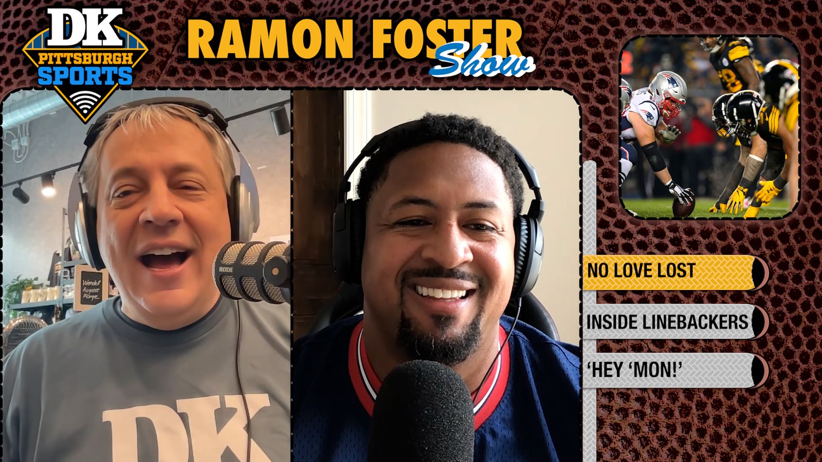 The Ramon Foster Steelers Show: No love lost for the Patriots