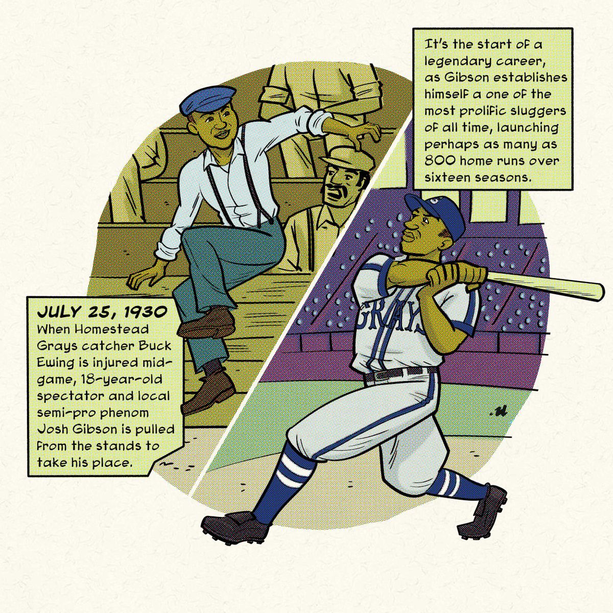 Cartoon Canon: The great Josh Gibson!
